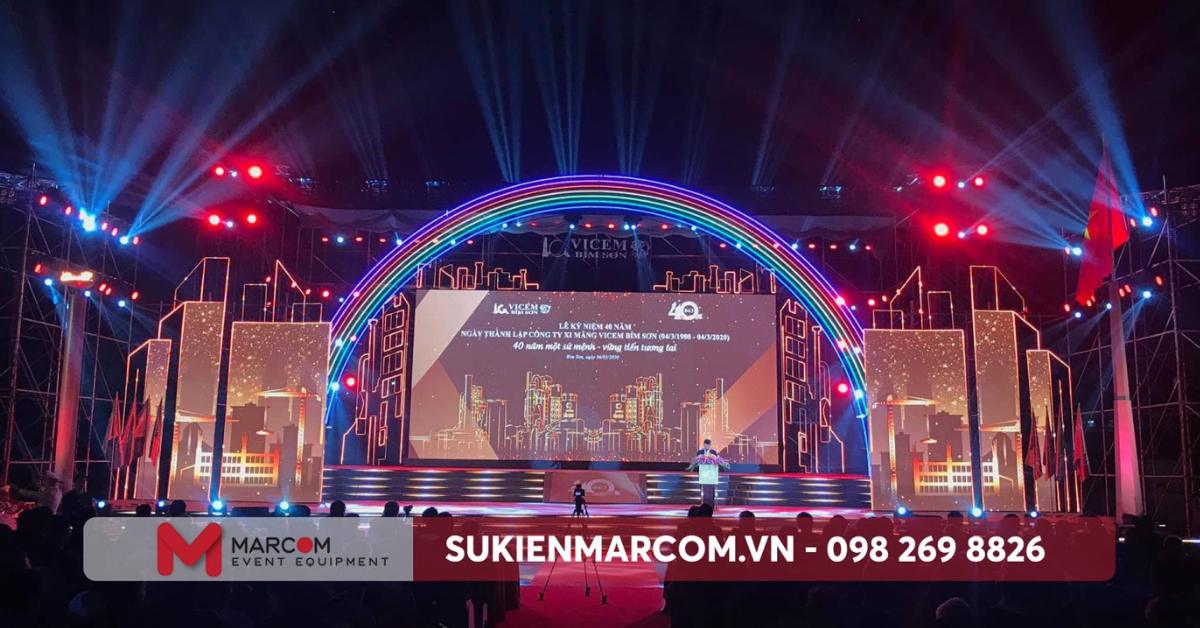 Quy trình thi công màn hình LED chuyên nghiệp cho sự kiện